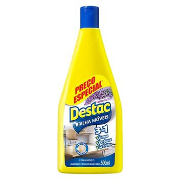 Lustra Móveis Com Silicone 3 Em 1 Proteção Lavanda 500ml Destac ...