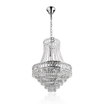 Lustre Clássico Cristal K9 Ø40x58cm - Iluminarium - Lustre - Magazine Luiza