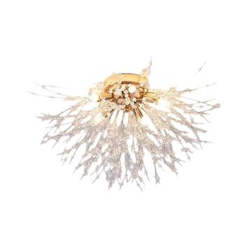 Lustre de Cristal Moderno Estilo Nórdico - Para Sala de Estar, Jantar e ...