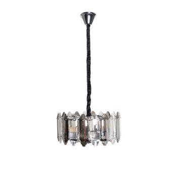 Lustre Moderno Cristal K9 Ø46x21cm - Iluminarium - Lustre - Magazine Luiza