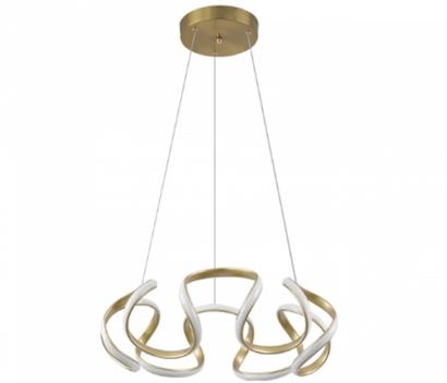 Lustre Pendente de LED Misa 62W Bivolt cor bronze. - Nordecor - Lustre ...