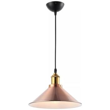 Lustre Pendente Iluminação Industrial Vintage Retro Cobre Bronze INL21 ...