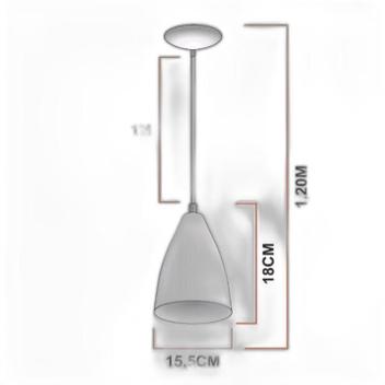 Lustre Pendente Modelo Vegas Luxo Vermelho Com Branco - Rrjv Negocios ...
