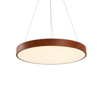 Lustre Pendente Nordecor Oris 2455 60cm Imbuia Led Bivolt - MBLED ...