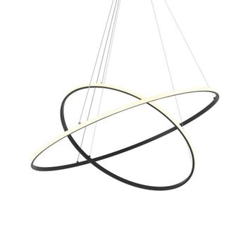 Lustre Pendente Preto 65W 5200lm 3000K Led Embutido - Mbled/Nordecor ...