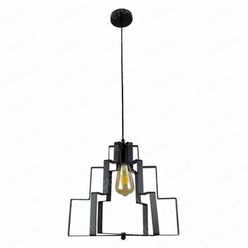 Lustre Retro Preto Aramado Articulável Para 1 Lâmpada - Lustres Cheruti ...