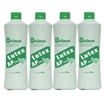 Lutex 500Ml Kit Com 4 Unid - 5cinco - Acetona / Removedor de Esmaltes ...