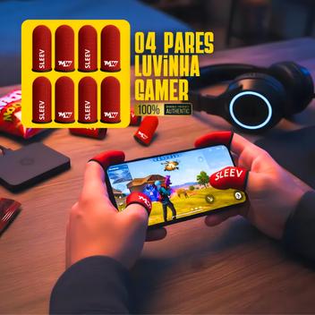 Luva De Dedo Gamer 04 Pares Anti-suor Free Fire Profissional - Megawolf ...