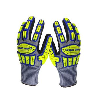 Luva de EPI Emborrachada Segurança Impact Tamanho 10 Safety - Super ...