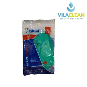 Luva de látex nitrílica - tamanho gg - imbat - 1 par - Luvas ...