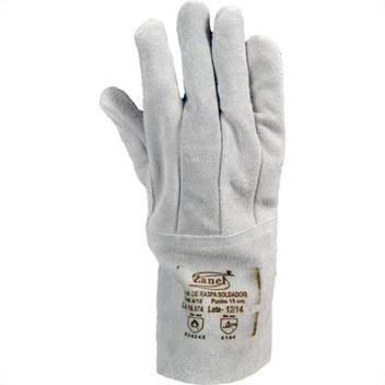 Luva De Raspa Zanel Clute 15Cm Blister C-15Crri - Luva de Proteção ...