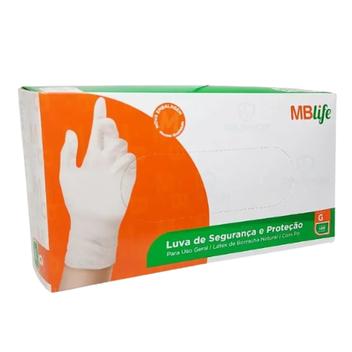 Luva Látex Com Pó Uso Geral Grande 100 Un MBlife - Medix - Luvas ...