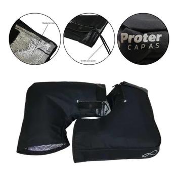 Luva Protetor De Guidão Impermeável Forrada Motociclista - Proter Capas ...