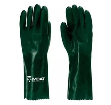 Luva PVC Forrada Palma Aspera Cor: Verde 26CM CA: 41917 REF: LV-PVC26-9 ...
