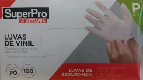 Luvas De Vinil Com Pó Superpro Bettanin Tamanho P 100 Un - Nobre ...