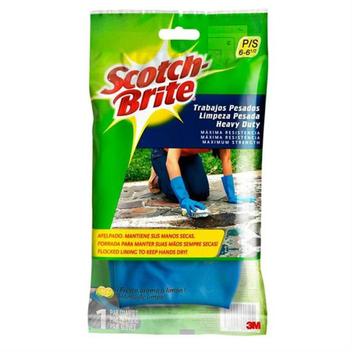 Luvas Scotch Brite Limpeza Pesada Pequena - HB004071484 - 3M - Luva ...