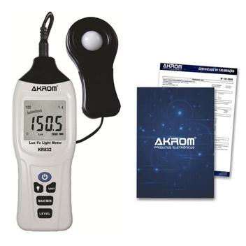 Luxímetro Digital com Sensor Externo e Certificado de Calibração ...