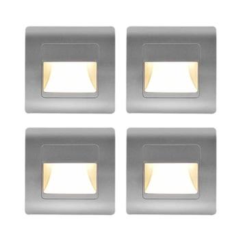 Luz de Escada LED com Sensor de Movimento PIR - 4 Cores - AC 110V/220V ...