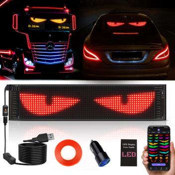 Luz de olhos LED para carro Rayhome Synchronize Full Color - Projetor ...