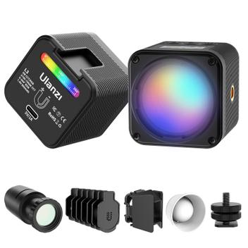 Luz de vídeo ULANZI L3 RGB LED 2700K-7000K com porta de bar e lente ...