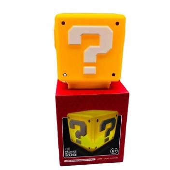 Luz Noturna Infantil Super Mario - LED com Ponto de Interrogação ...