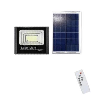 Luz Solar LED Externa 50W 100W 200W 300W 500W Holofotes Controle Remoto ...