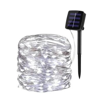 Luzes De Corda Solares LED Para Exterior 400 LEDs Luzes De Fadas De ...