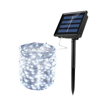 Luzes de Fada Solar LED à Prova D'Água para Exterior - Natal, Dia das ...
