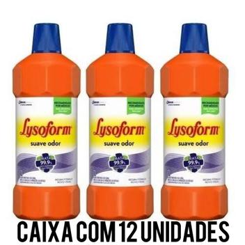 Lysoform Desinfetante 1 litro - Caixa com 12 unidades de 1 litro - SC ...