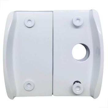 M Kit 09 Porta De Correr Giro Em Vidro Temperado V/V Branco ...