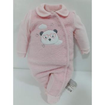 Macacao Bebe Menina Longo Pelo Le Bhua Linha Paraiso 462 - Le Bhua ...