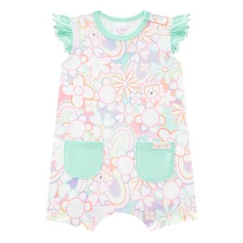 Macacão Floral em Molecotton - Kukiê - Macacão e Macaquinho para Bebês ...
