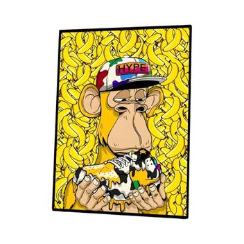 Macaco Engraçado Cansado Macaco Arte Decoração De Parede Impressões E ...