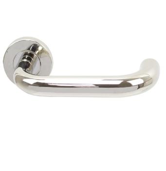 Maçaneta Avulsa ARCUS Inox Polido Hafele 902.22.707-Inox 304 - Maçaneta ...