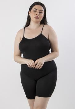 Macaquinho Segunda Pele Plus Size Anagua Underwear Alcinha - DILUXO - Macacão e Macaquinho Plus ...