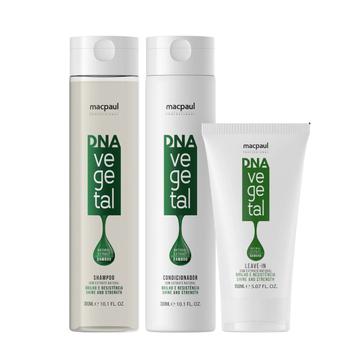 Macpaul DNA Vegetal Shampoo Condicionador Leave-in Kit Mac Paul - Kit ...