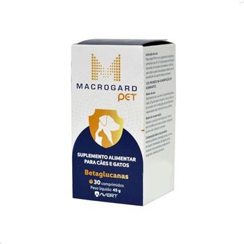 Macrogard Pet 45g Suplemento P/Cães e Gatos 30 Comprimidos - Avert ...