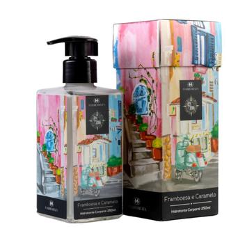 Madressenza - Hidratante corporal Framboesa e Caramelo 250ml - Hidratante Corporal - Magazine Luiza