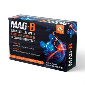 Mag b com 30 comprimidos - APSEN - Medicamentos - Magazine Luiza