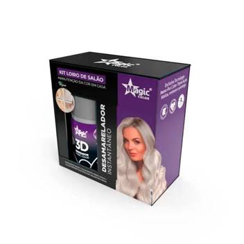Magic Color Kit Loiro Salão PRATA 100ml - Matizador - Magazine Luiza