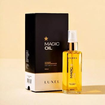 Magic Oil 15 Óleos Multifuncionais Cabelo E Corpo Luxel 60ml ...