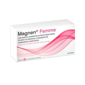 Magnen Femme 30 Comprimidos - MARJAN FARMA - Medicamentos - Magazine Luiza