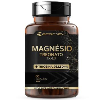 Magnesio L Tirosina + L Tirosina Gold 500mg 60 Cápsulas Ecomev ...