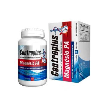 Magnésio PA Centroplus 60cap auxílio muscular Neuromuscular - Forhealth ...