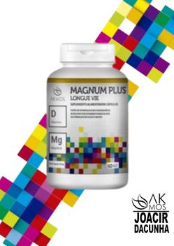 Magnum Plus Auxilia Funcionamento Muscular Akmos com 60 caps - BCAA ...