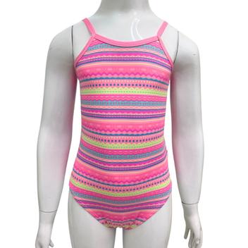 Maiô Infantil Étnico Colorido Natação Proteção Solar Filto UV+ Praia ...