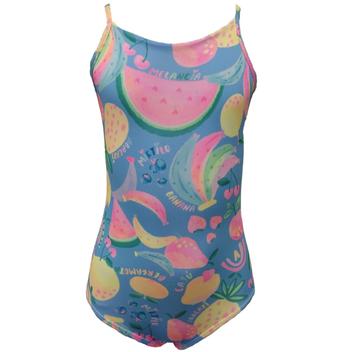 Maio Infantil Proteção Solar Uv 50 Lilás Kids Frutas Alcinha Natação ...