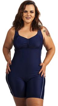 Maiô Macaquinho Plus Size Hidroginastica Natação Poliamida - Kosh ...