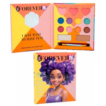 Makebrinq Caixa Forever Basic Paleta De Maquiagem Infantil Com Espelho E Pincel - Polibrinq ...