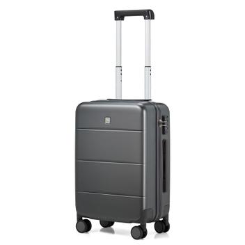 Mala de Bordo Hanke 20 Polegadas - 37L - PC Hard Shell Cinza Grafite ...